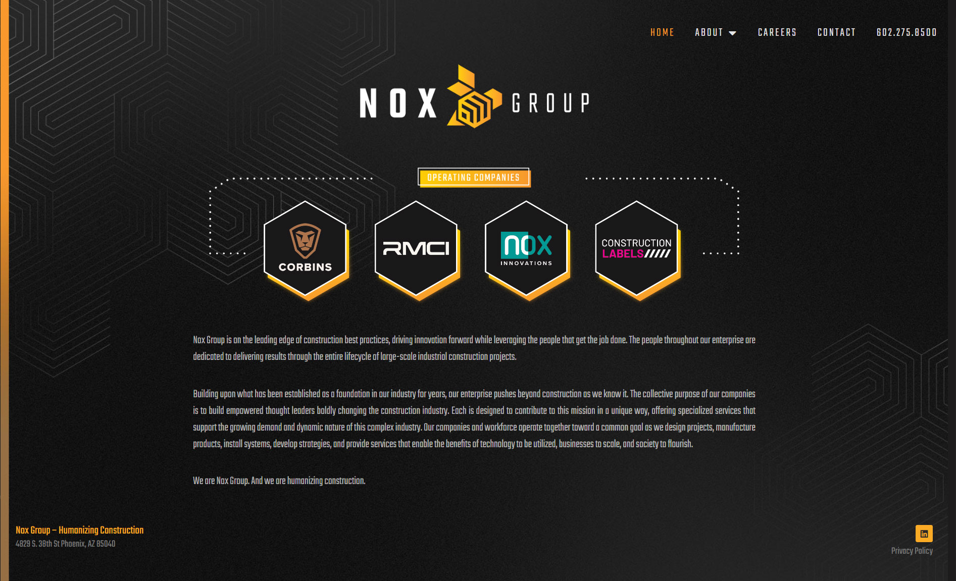 Nox Group - Humanizing Construction